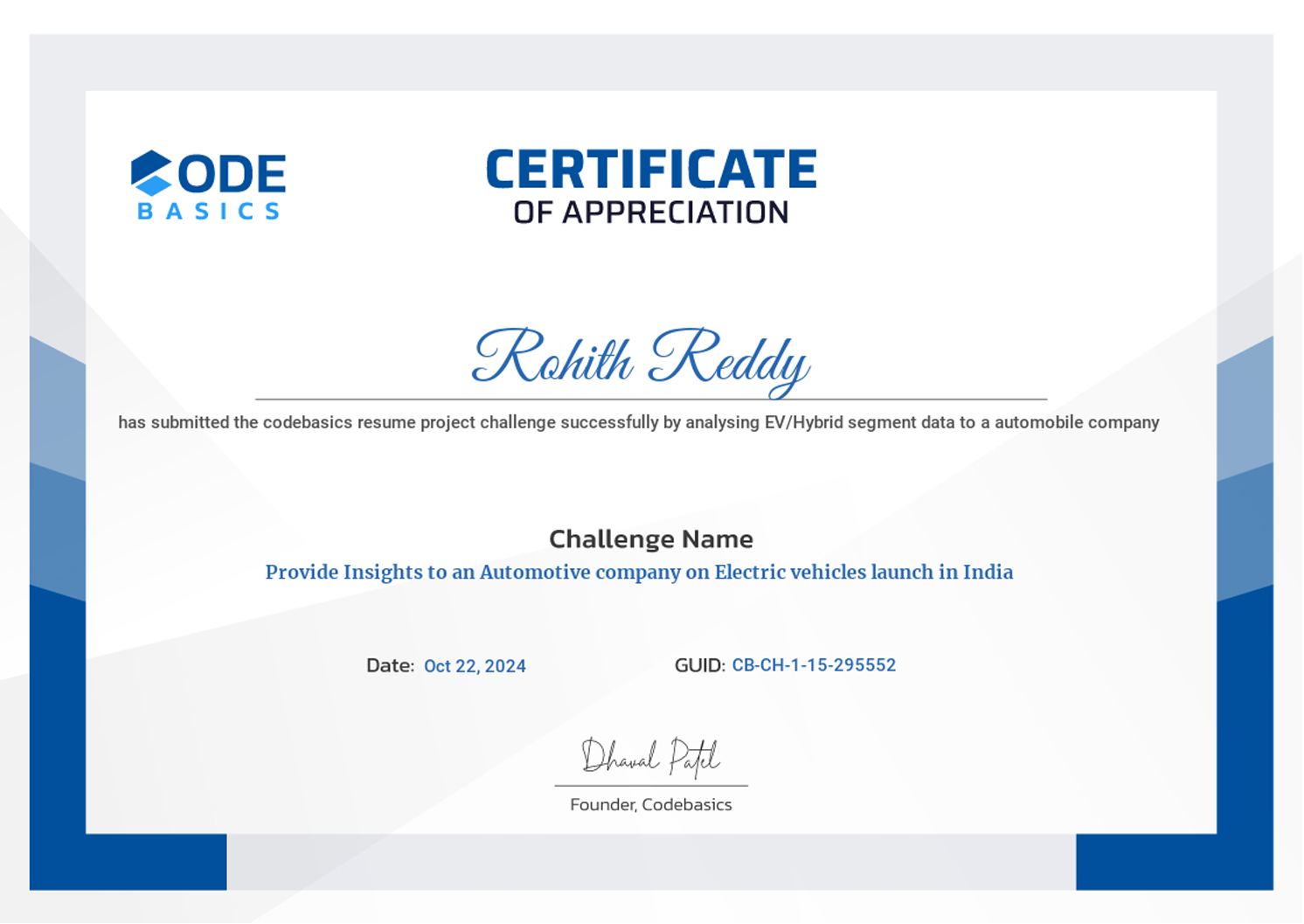 Rohith Reddy Portfolio