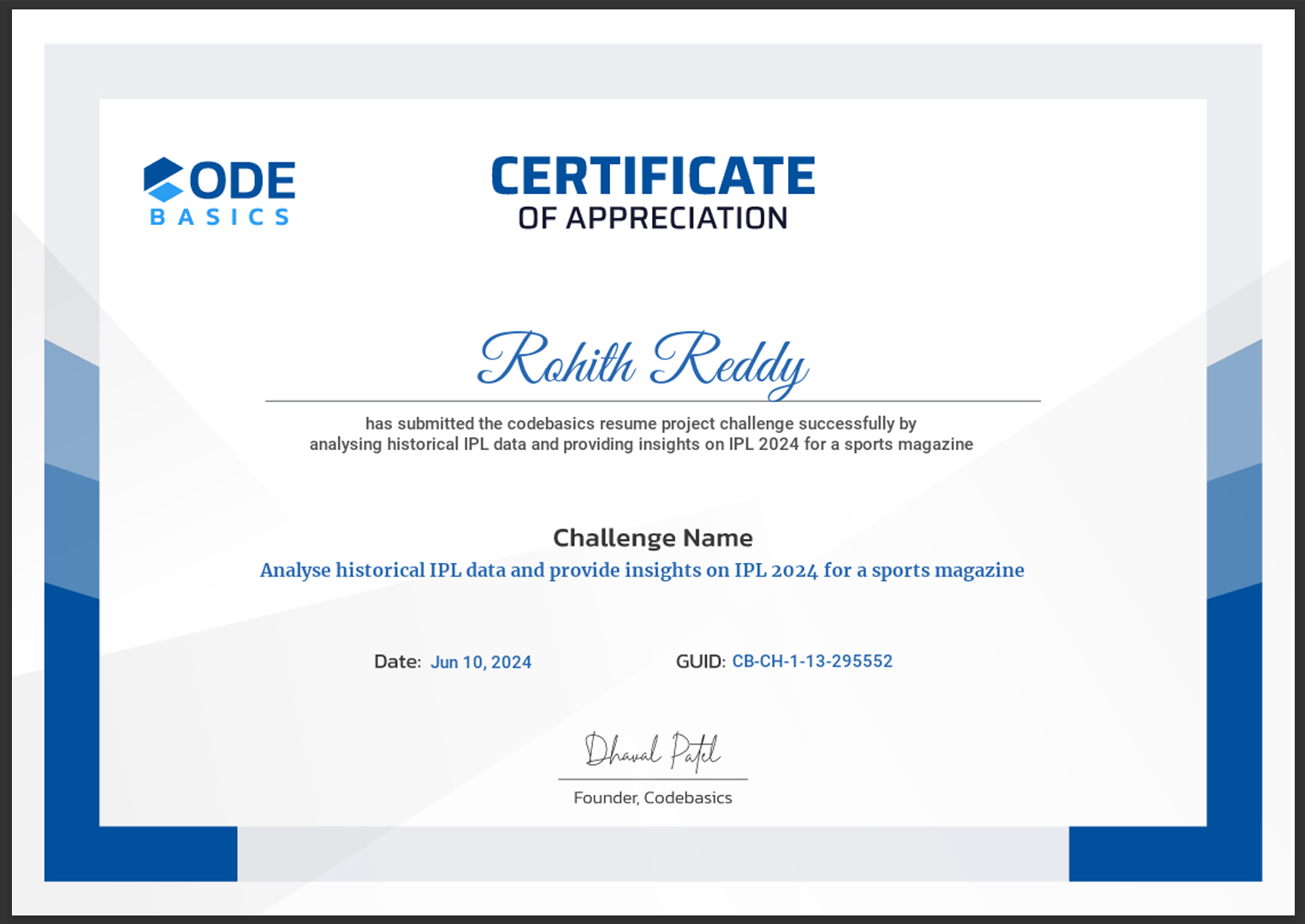 Rohith Reddy Portfolio